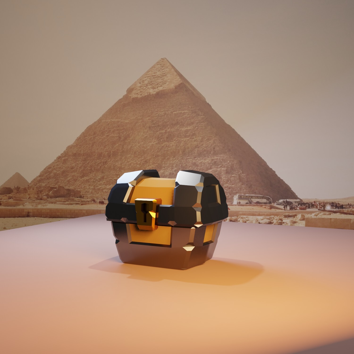 ArtStation - Realistic Low Poly Treasure Chest Games with animation ...