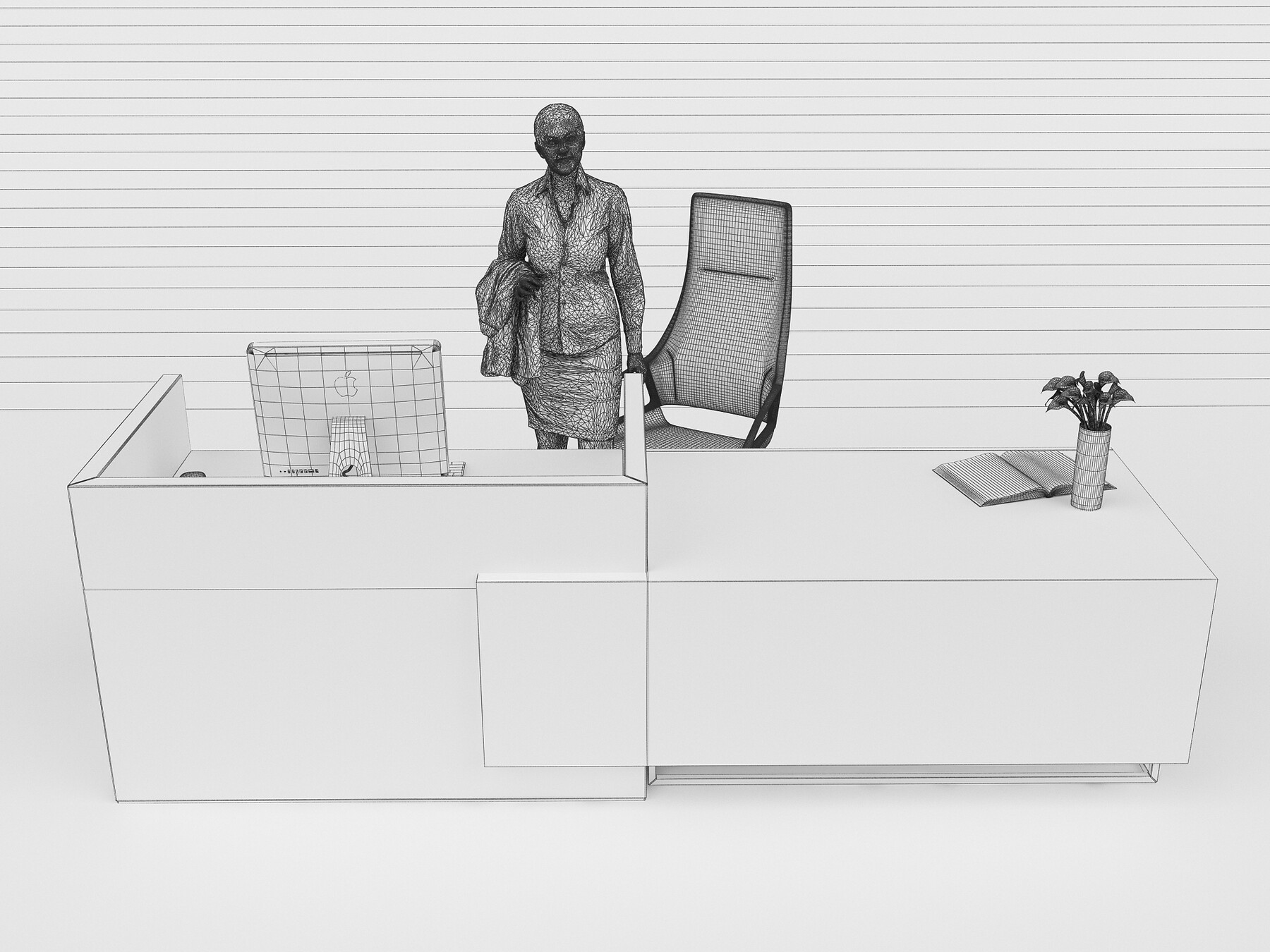 ArtStation - Reception Desk - 073 | Resources