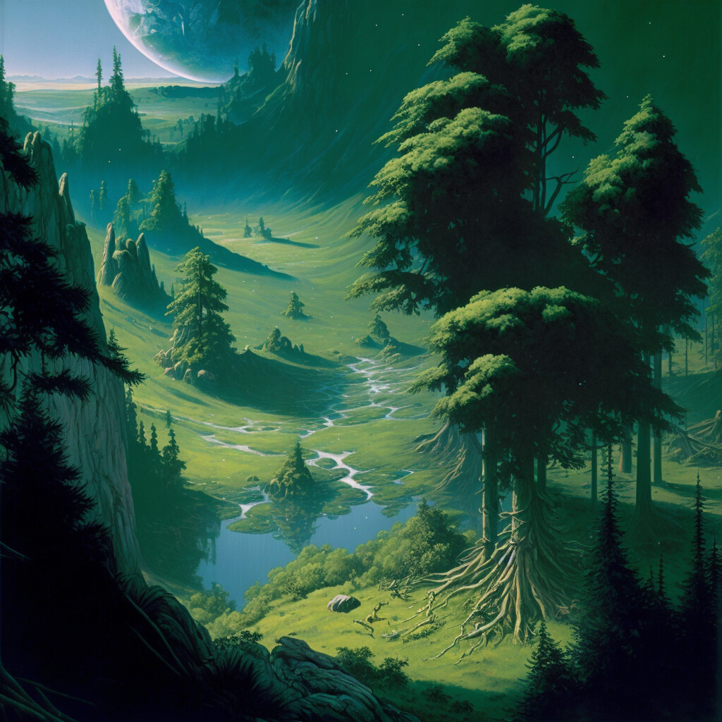 ArtStation - Planet Verdantia-Lush Forest | Artworks