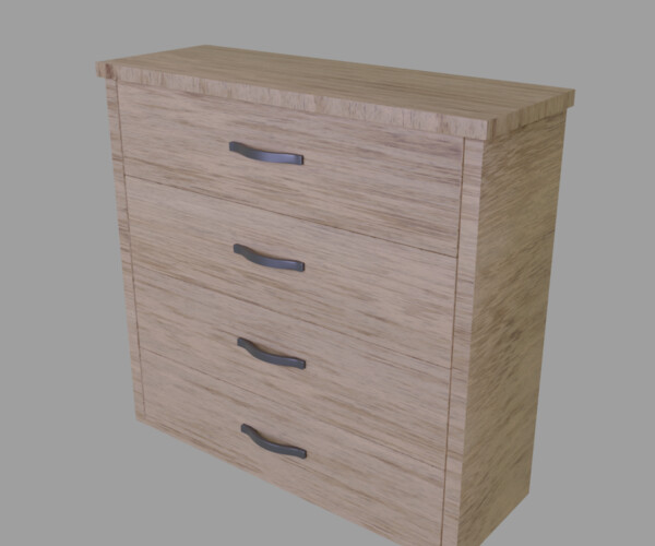 ArtStation - 3D Dresser | Game Assets