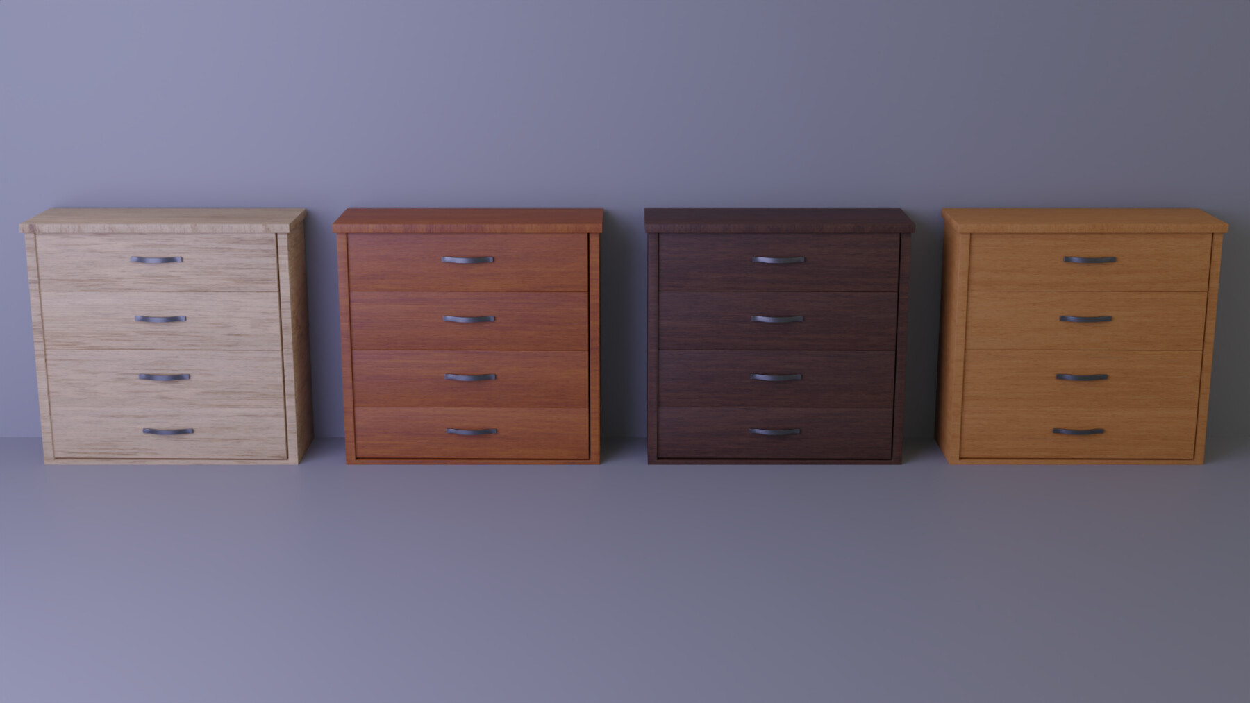 ArtStation - 4 Dresser Pack | Game Assets