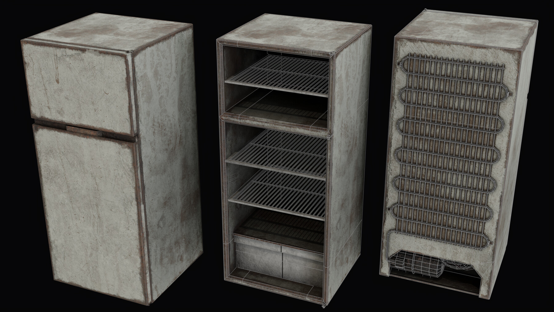 ArtStation - Abandoned Kitchen Appliances | Game Assets