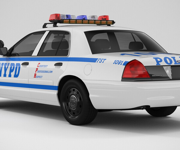 ArtStation - Ford Crown Victoria NYPD | Resources