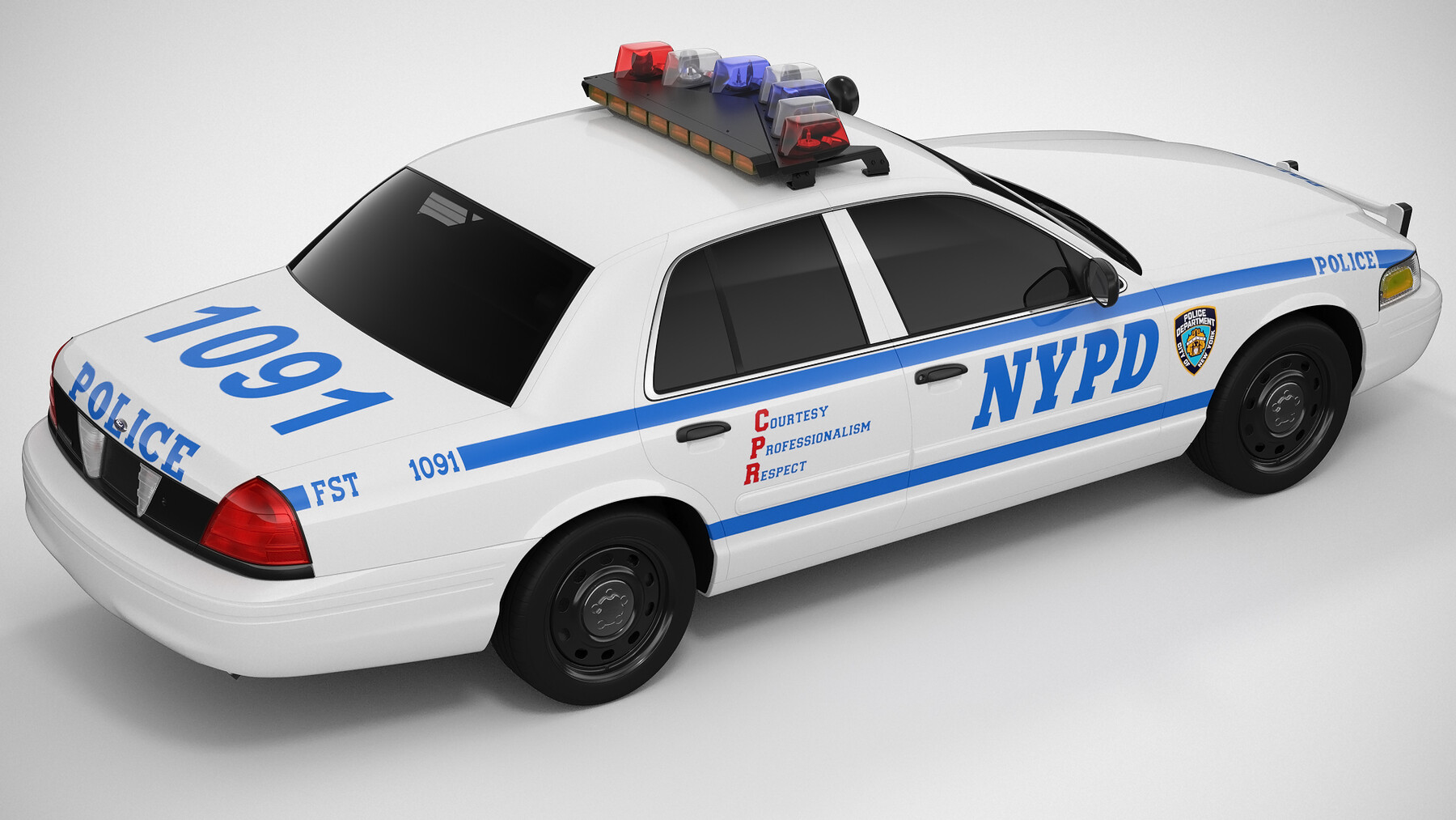 ArtStation - Ford Crown Victoria NYPD | Resources
