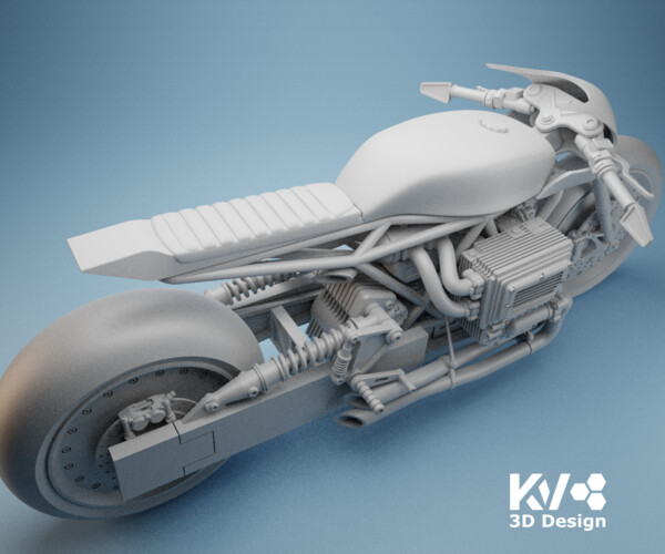 ArtStation - KV-The Batman Batcycle 2022 3D print model | Resources