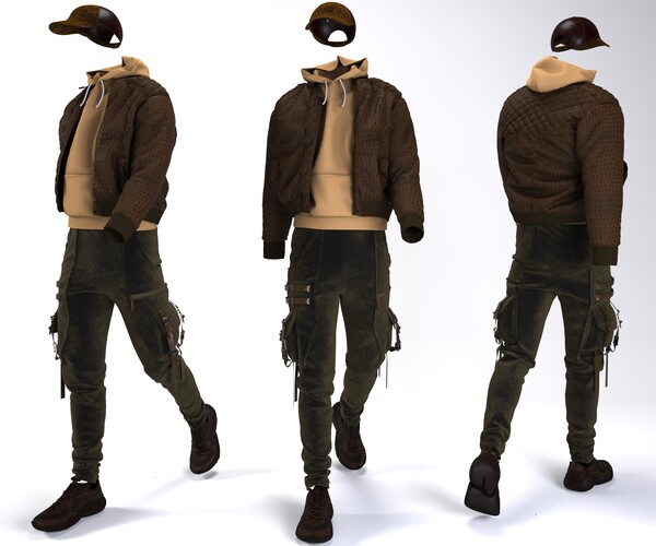 ArtStation - Mens Outfit | Game Assets