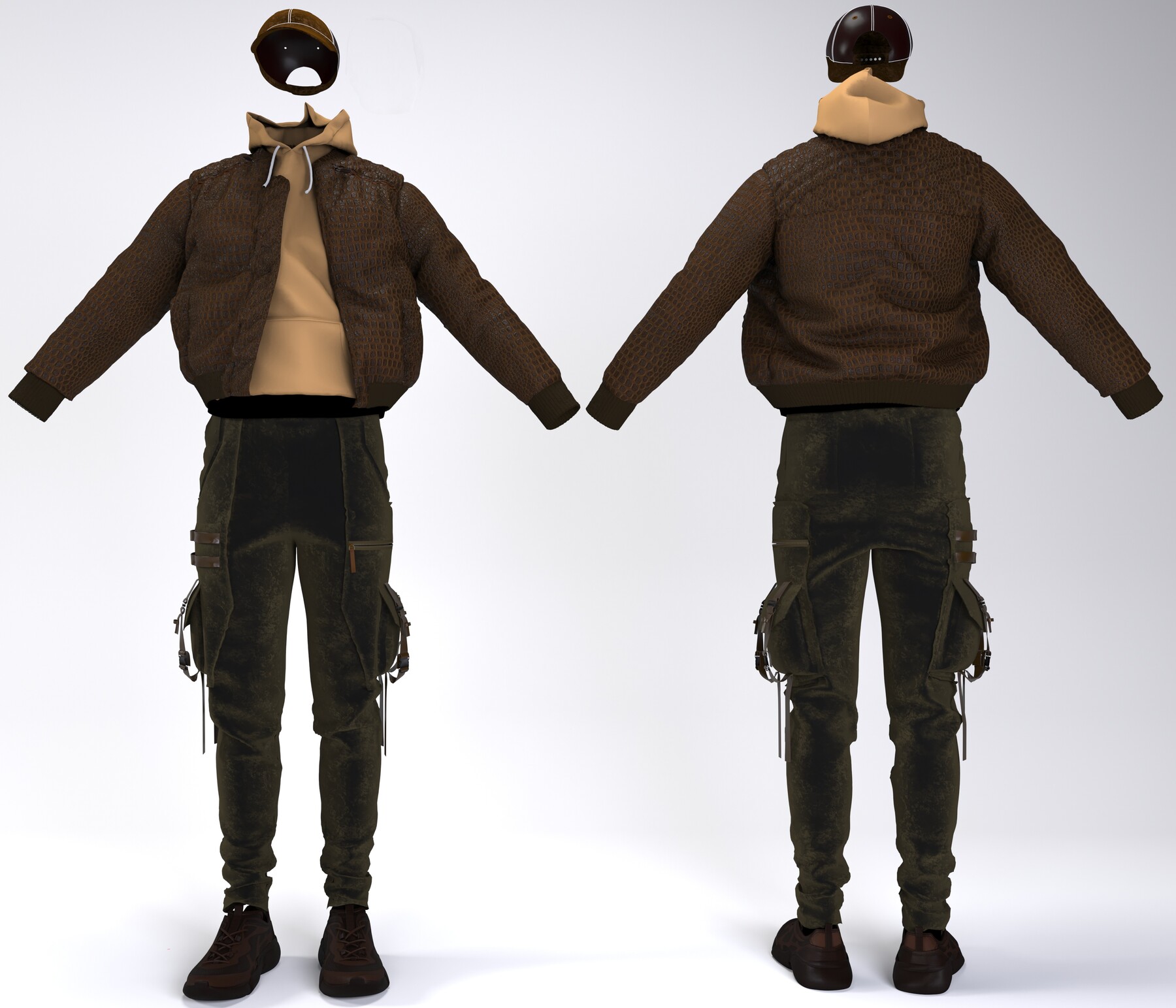 ArtStation - Mens Outfit | Game Assets