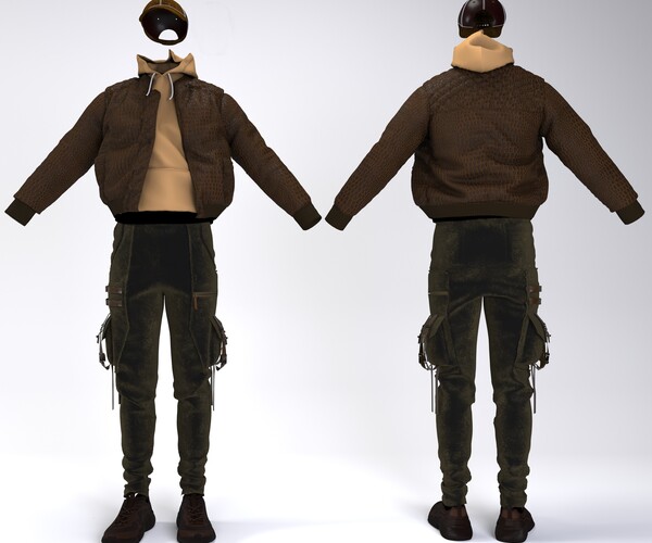 ArtStation - Mens Outfit | Game Assets