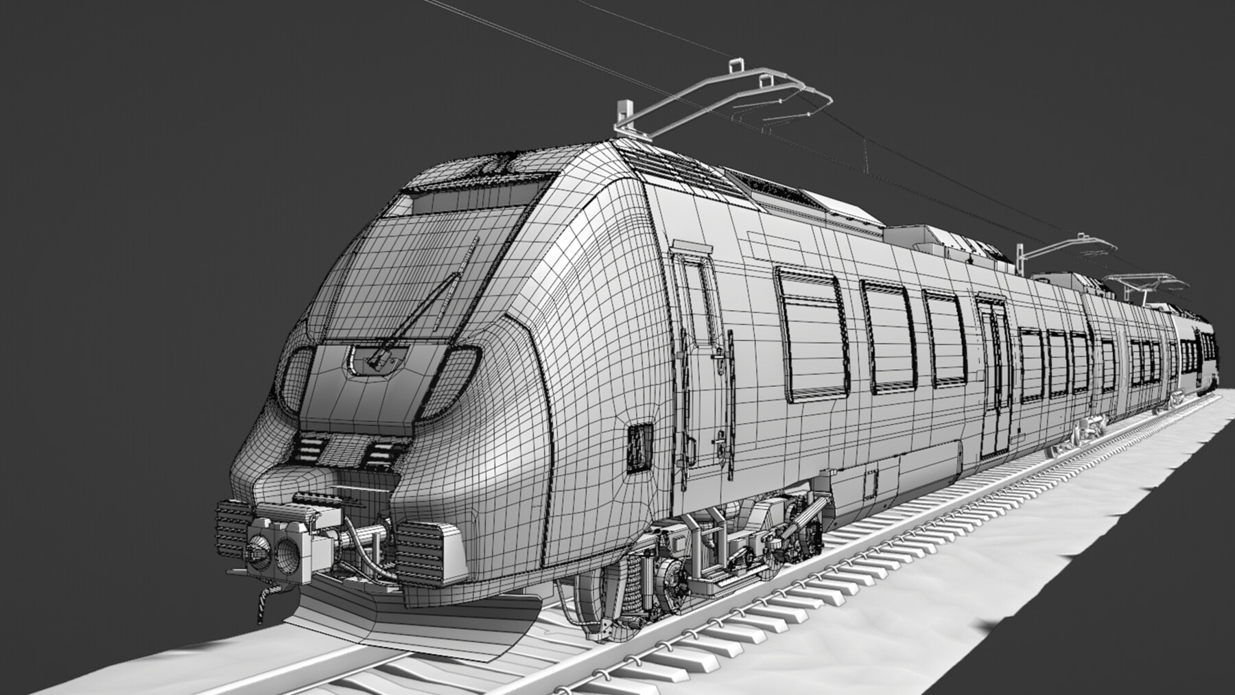 ArtStation - Bombardier TALENT 2 Train Abelio | Game Assets