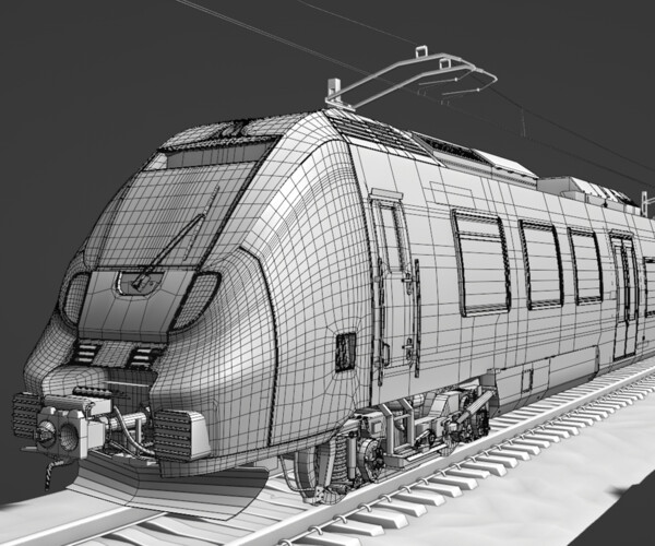 ArtStation - Bombardier TALENT 2 Train Abelio | Game Assets