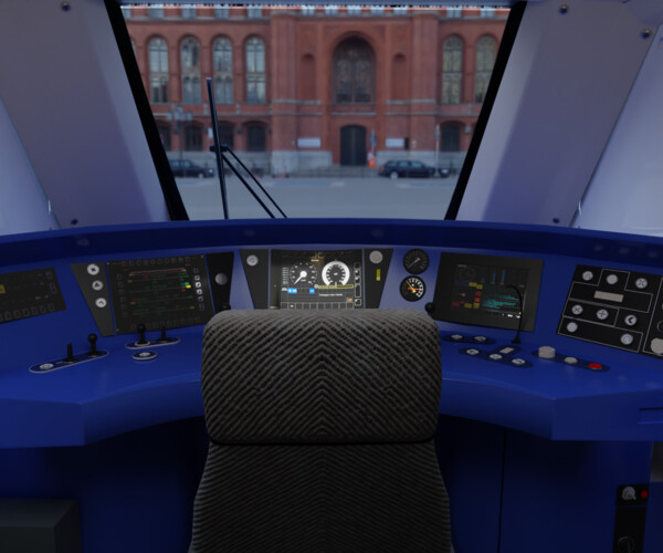 ArtStation - Bombardier TALENT 2 Train Abelio | Game Assets