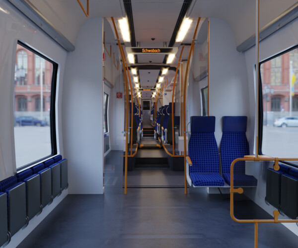 ArtStation - Bombardier TALENT 2 Train Abelio | Game Assets