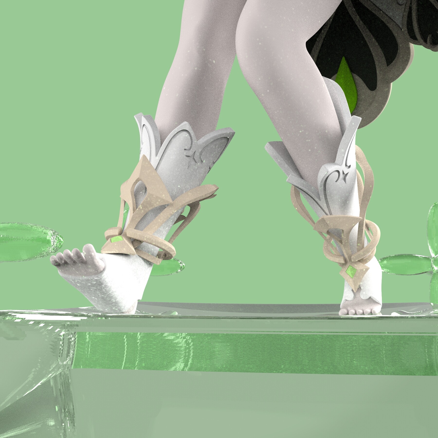 ArtStation - Nahida - Genshin Impact STL (First Attack Pose) | Resources