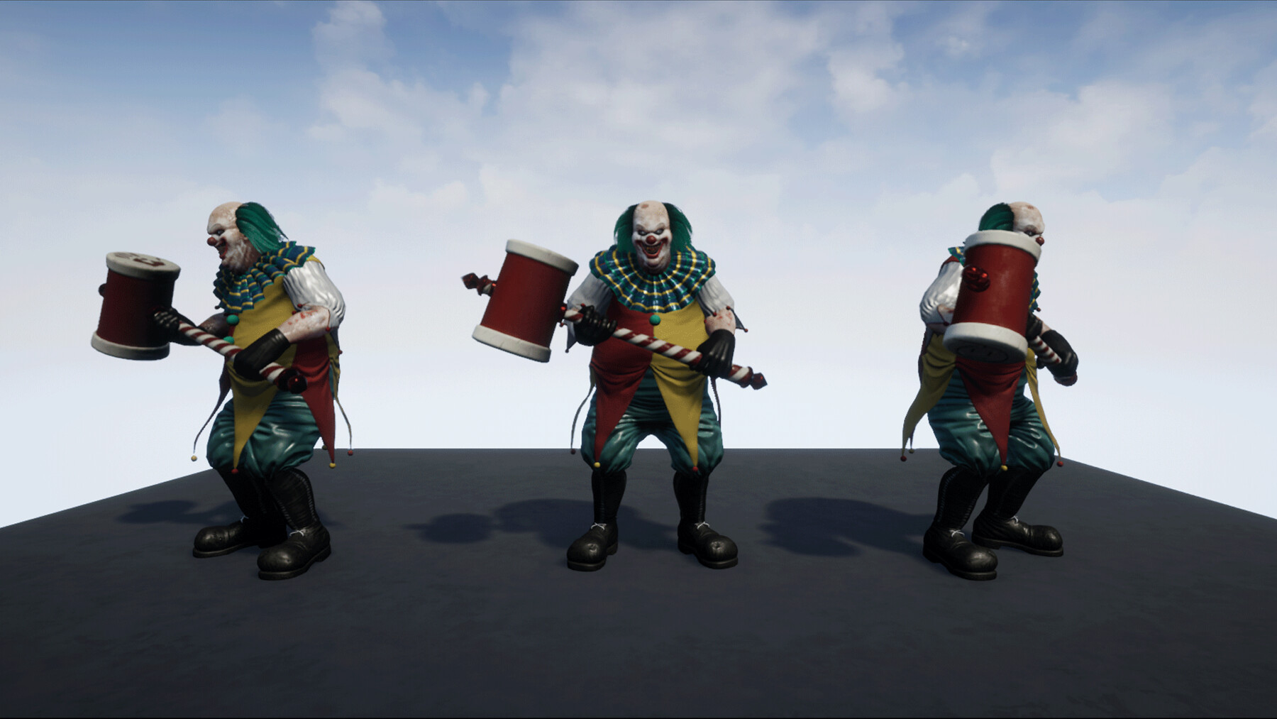 ArtStation - Killer Clown (Unreal Engine, Unity, .fbx and Textures ...