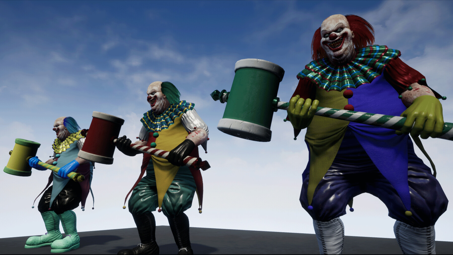 ArtStation - Killer Clown (Unreal Engine, Unity, .fbx and Textures ...