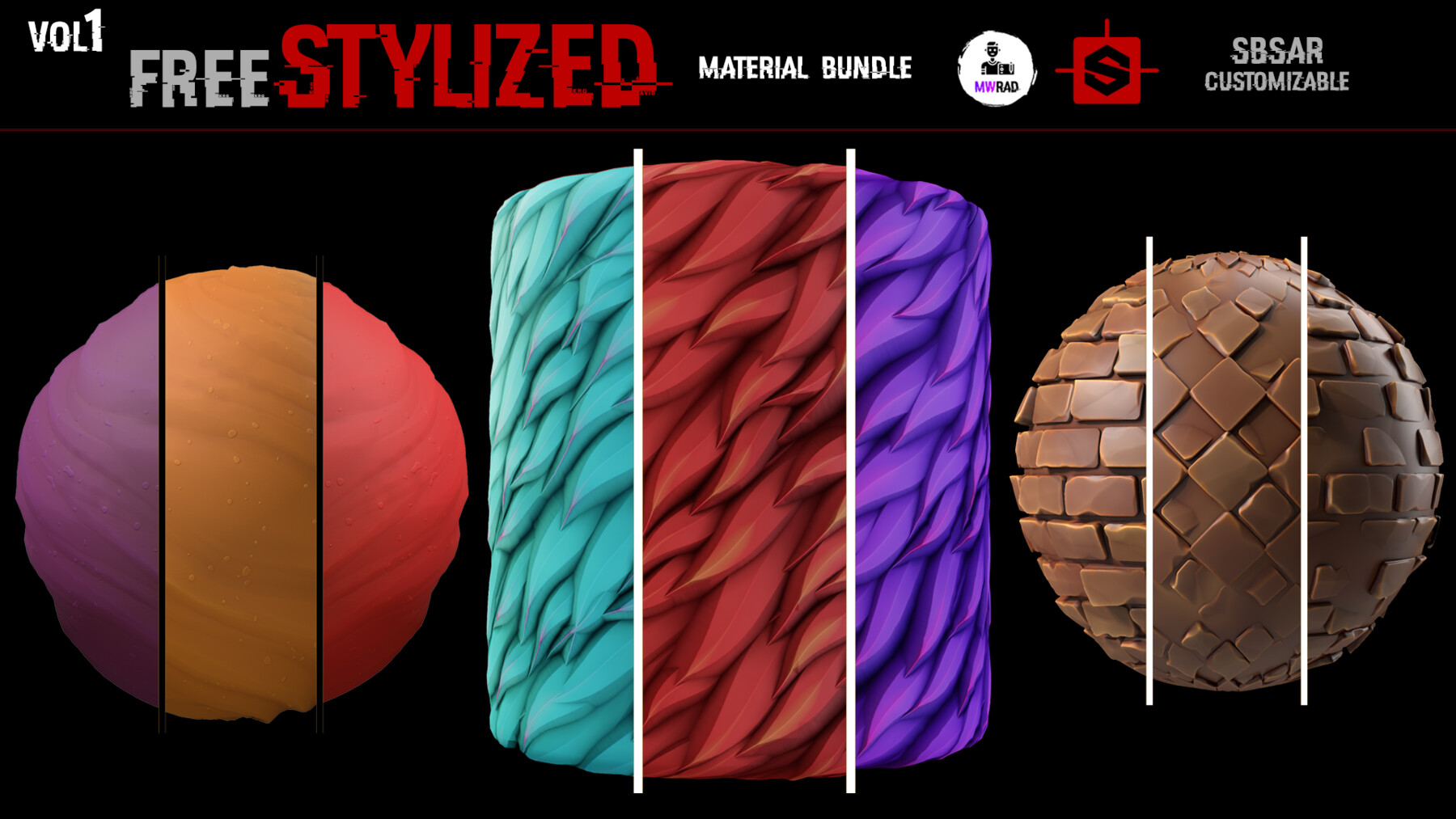 ArtStation - Free stylized material | Resources