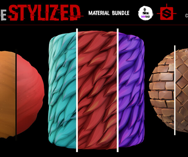 ArtStation - Free stylized material | Resources