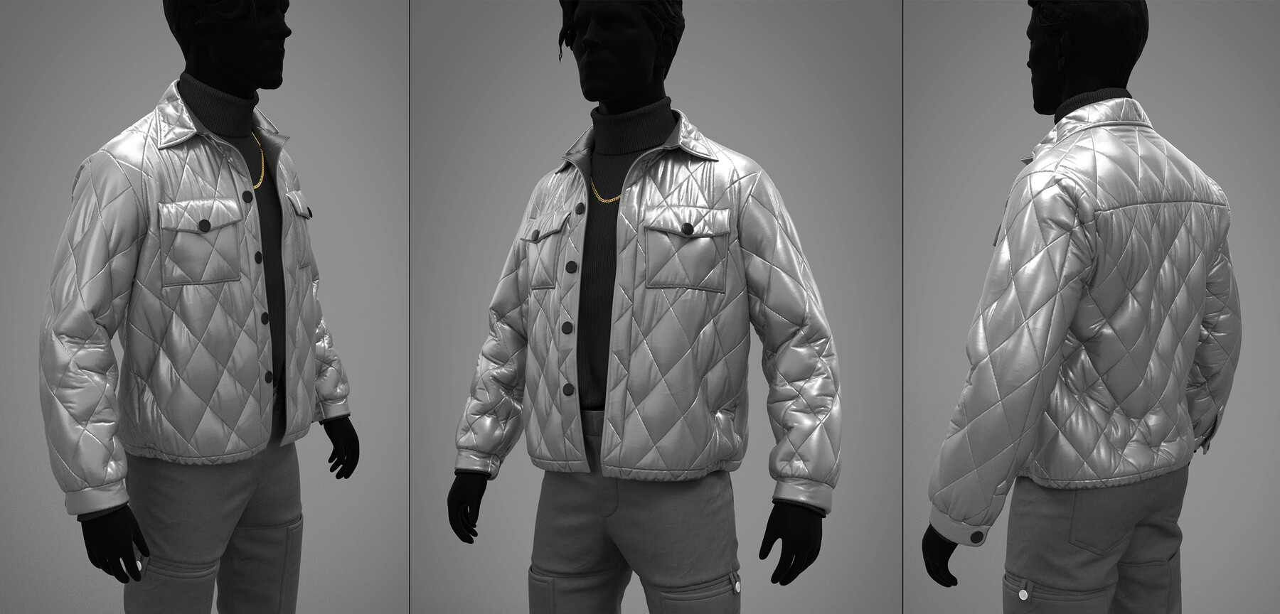 ArtStation - Bomber Jacket Outfit | Game Assets