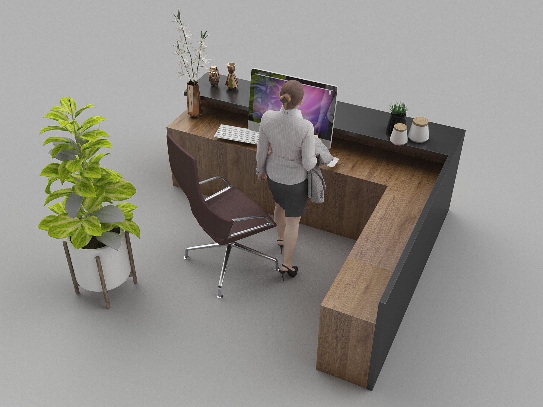 ArtStation - Reception Desk - 080 | Resources