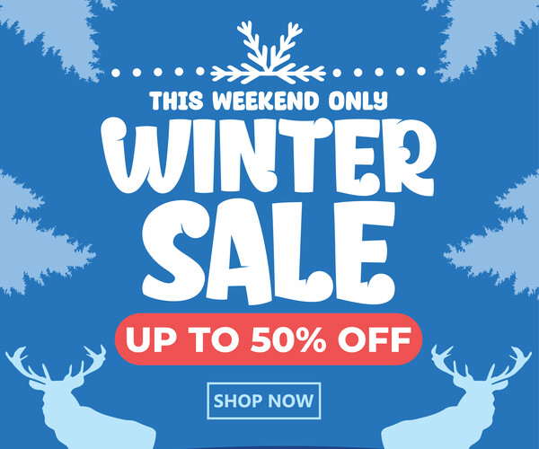 ArtStation - Winter sale. EPS Template File | Artworks