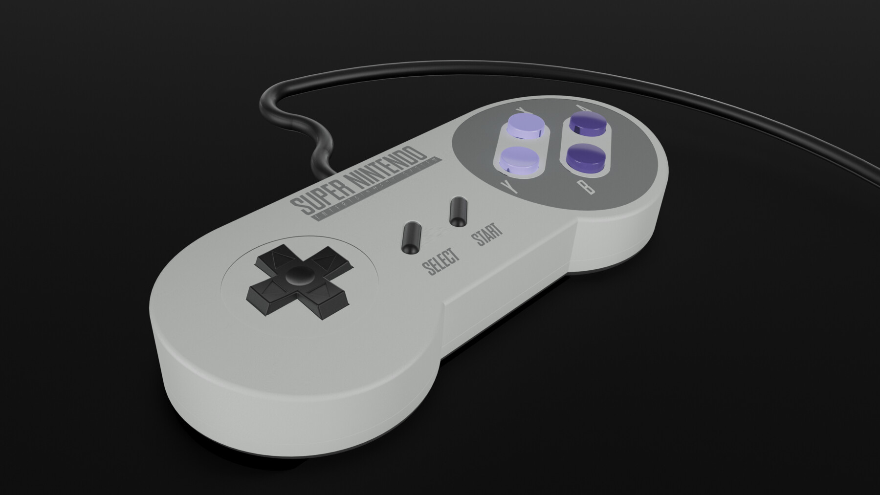ArtStation - Snes Controller | Game Assets