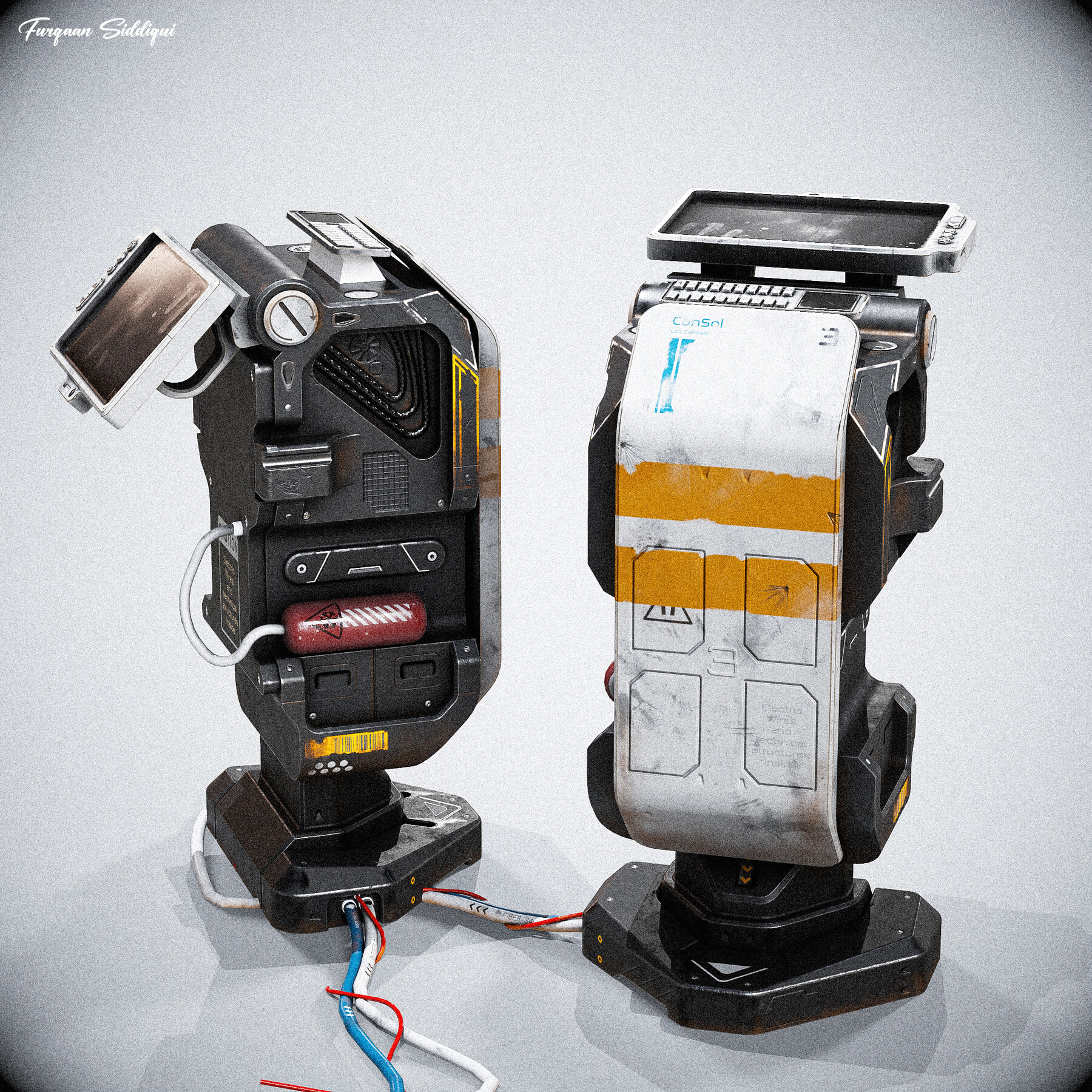 ArtStation - Sci-fi Console ARchie One | Game Assets