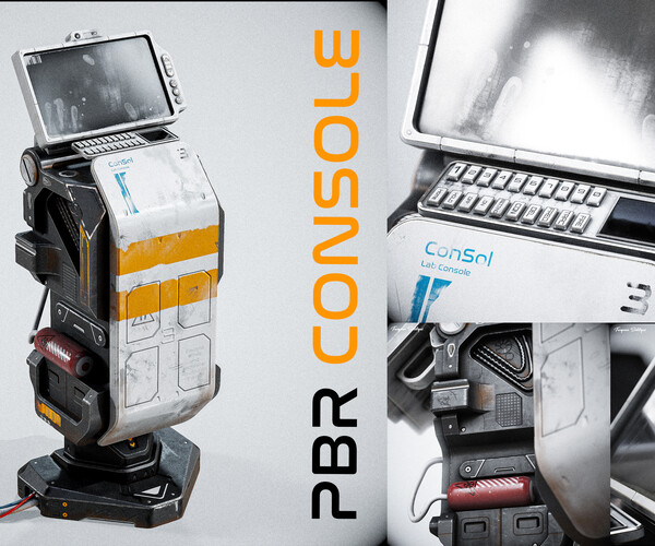 ArtStation - Sci-fi Console ARchie One | Game Assets