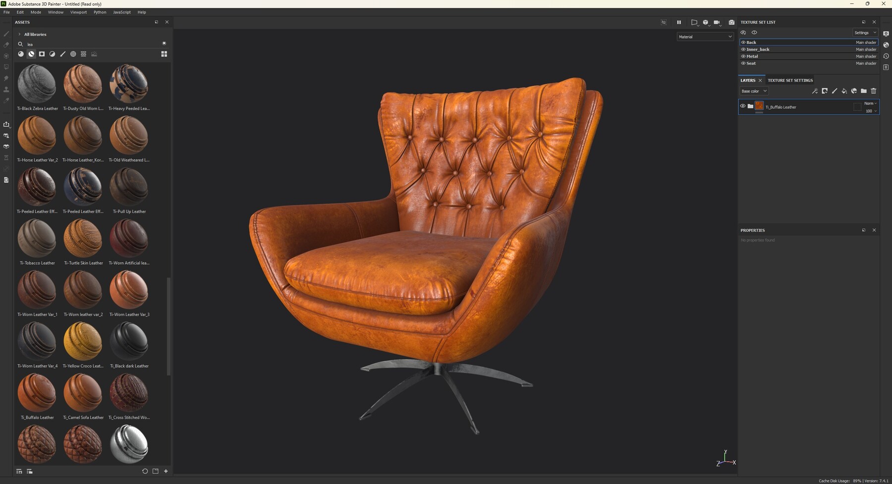 ArtStation - 40 Ultimate Leather Smart Material | Game Assets