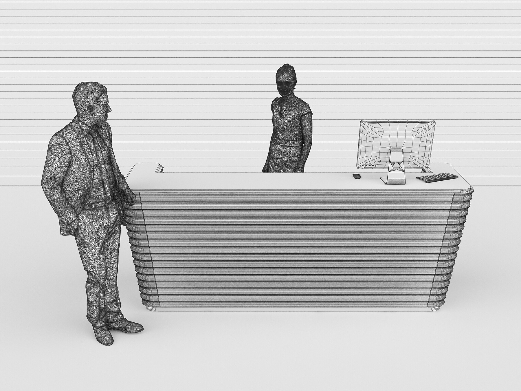 ArtStation - Reception Desk - 081 | Resources