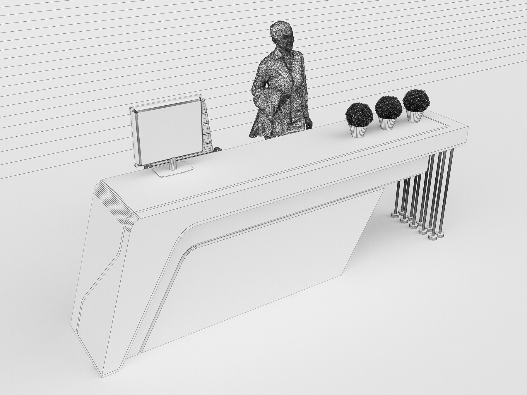 ArtStation - Reception Desk - 088 | Resources