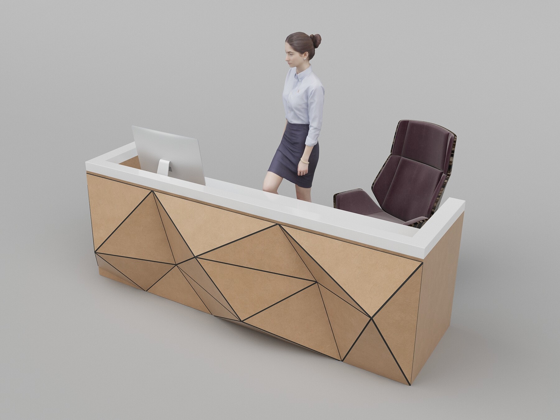 ArtStation - Reception Desk - 089 | Resources