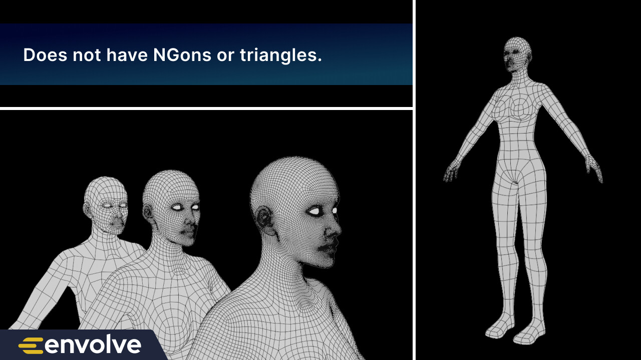 ArtStation - Human base mesh - Female | Resources