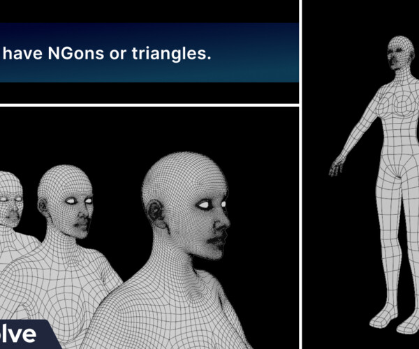 ArtStation - Human base mesh - Female | Resources