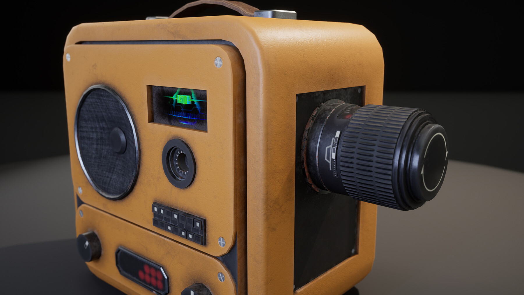 ArtStation - 15 Retro Tech Props with Hologram Material (FBX and UE4/5) | Game Assets