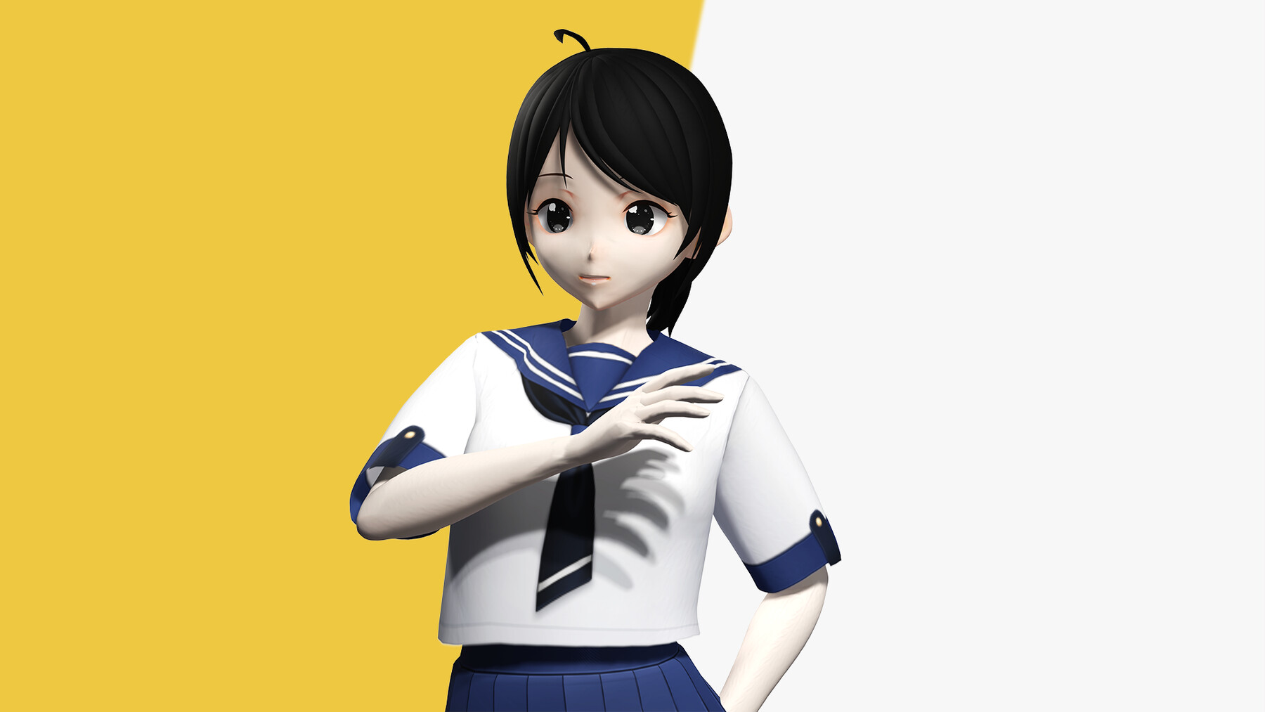 ArtStation - VRM girl Asian Woman RealTime japanese korean Female 3D ...