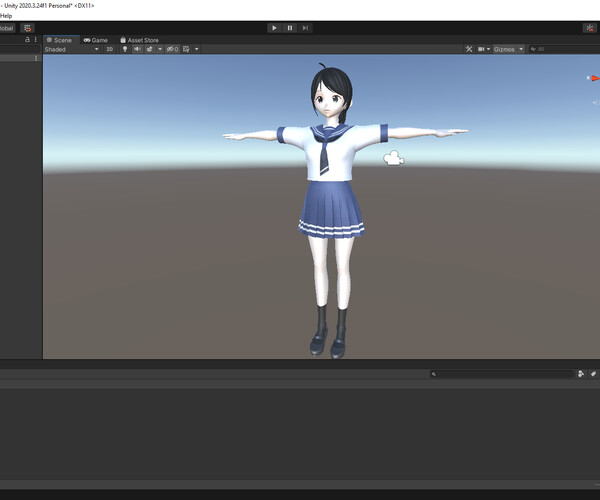 ArtStation - VRM girl Asian Woman RealTime japanese korean Female 3D ...