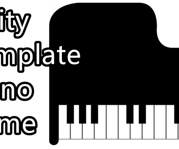 ArtStation - Unity Game Template - Piano Game | Game Assets