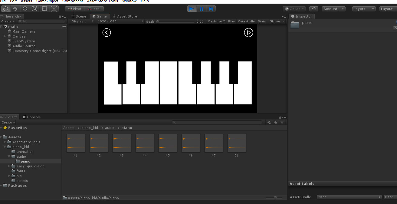 ArtStation - Unity Game Template - Piano Game | Game Assets