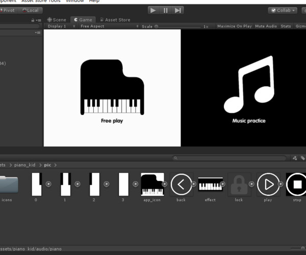 ArtStation - Unity Game Template - Piano Game | Game Assets
