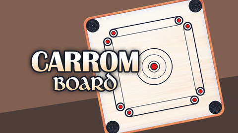 ArtStation - Carrom Game - Play Board 2D | Game Assets