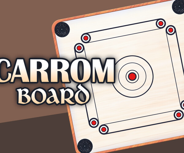 ArtStation - Carrom Game - Play Board 2D | Game Assets