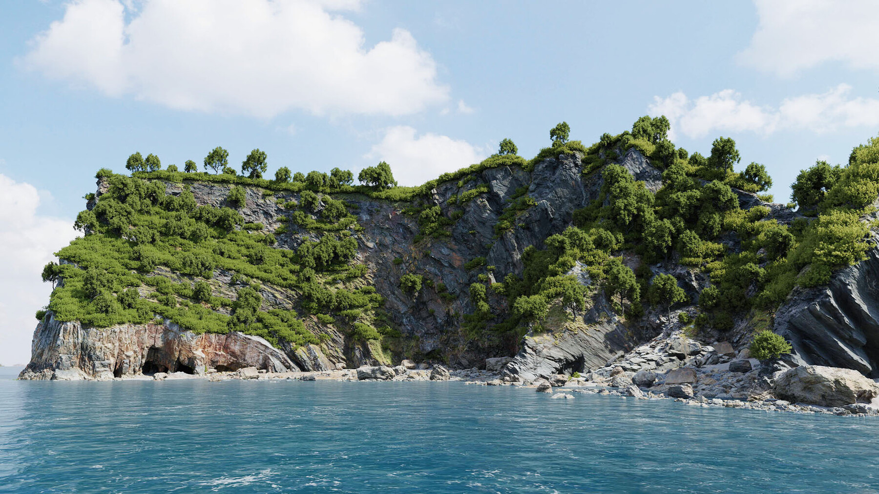 ArtStation - Large Coastal Cliff Scan Collection PBR | Resources