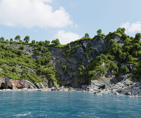ArtStation - Large Coastal Cliff Scan Collection PBR | Resources