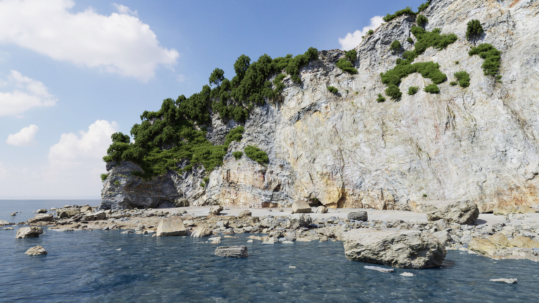 ArtStation - Large Coastal Cliff Scan Collection PBR | Resources
