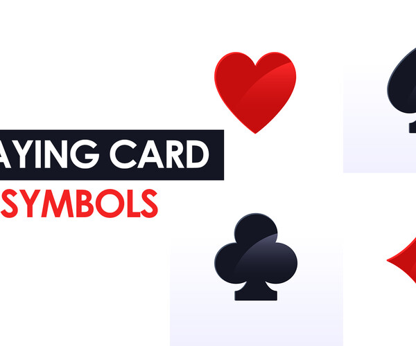 ArtStation - Playing Cards Symbol - Hearts, Diamonds, Spades, and Clubs ...