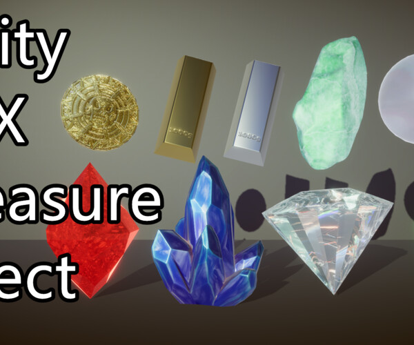 ArtStation - Unity VFX - Treasure Shader Effect | Game Assets