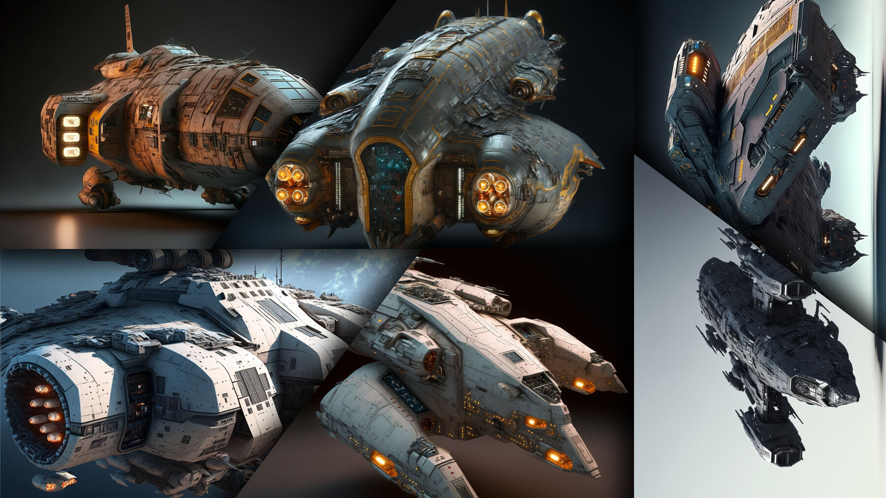 ArtStation - 151 Spaceship (More Than 8K Resolution) | Artworks