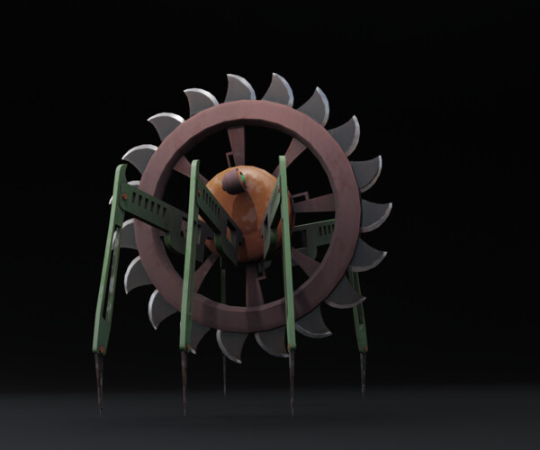ArtStation - Stylized Mechanic Spider | Game Assets