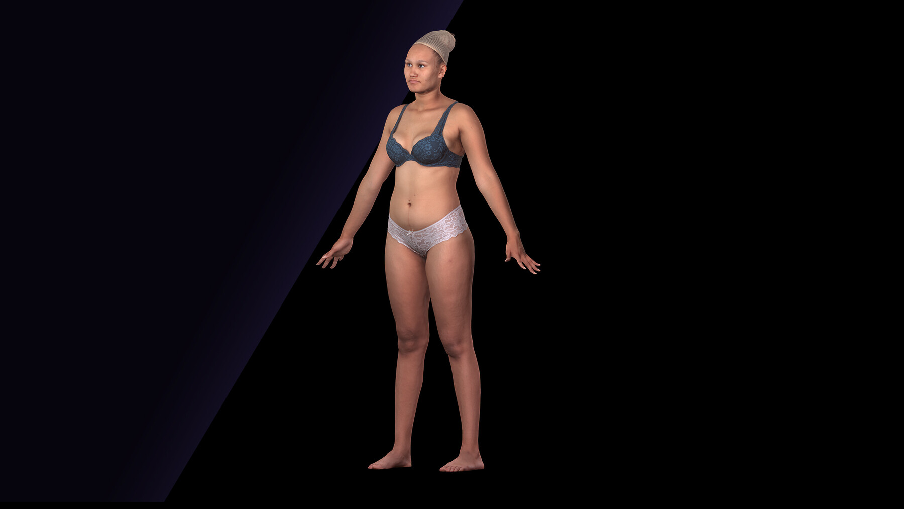 ArtStation - Raw A Pose|Muneefa Farooq Underwear | Resources