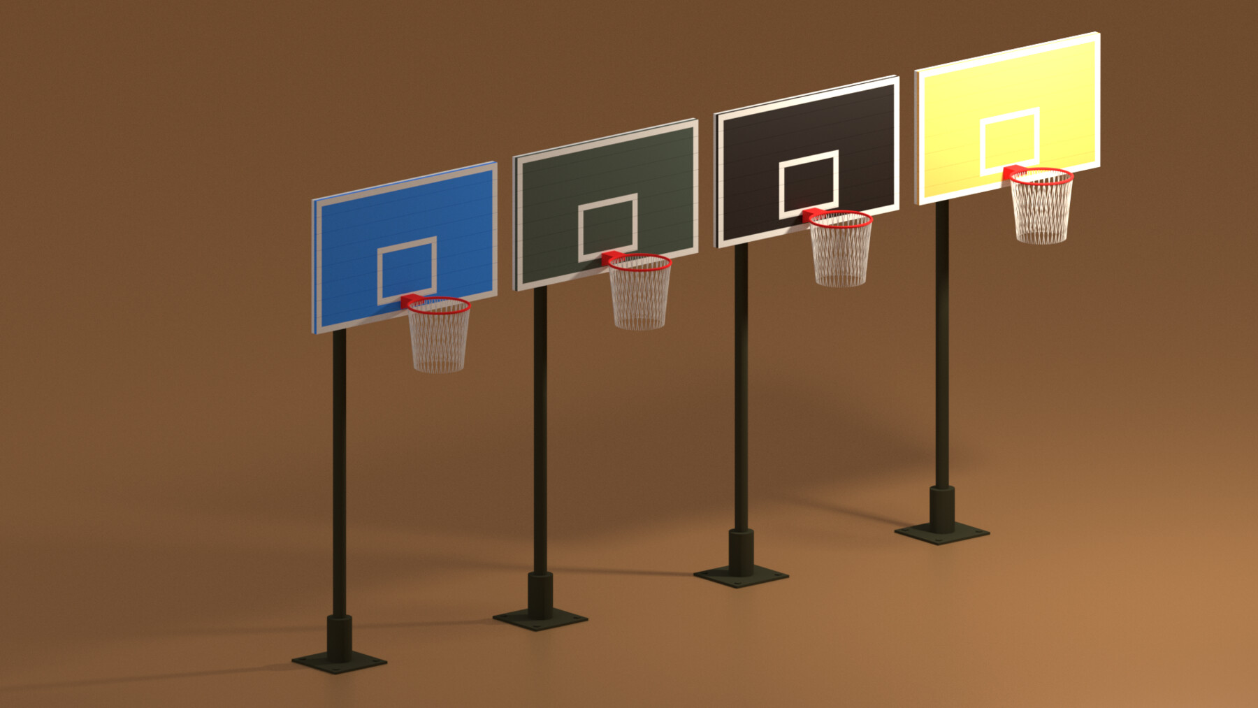 ArtStation - Street Outdoor Basketball Hoop 3d model | Resources